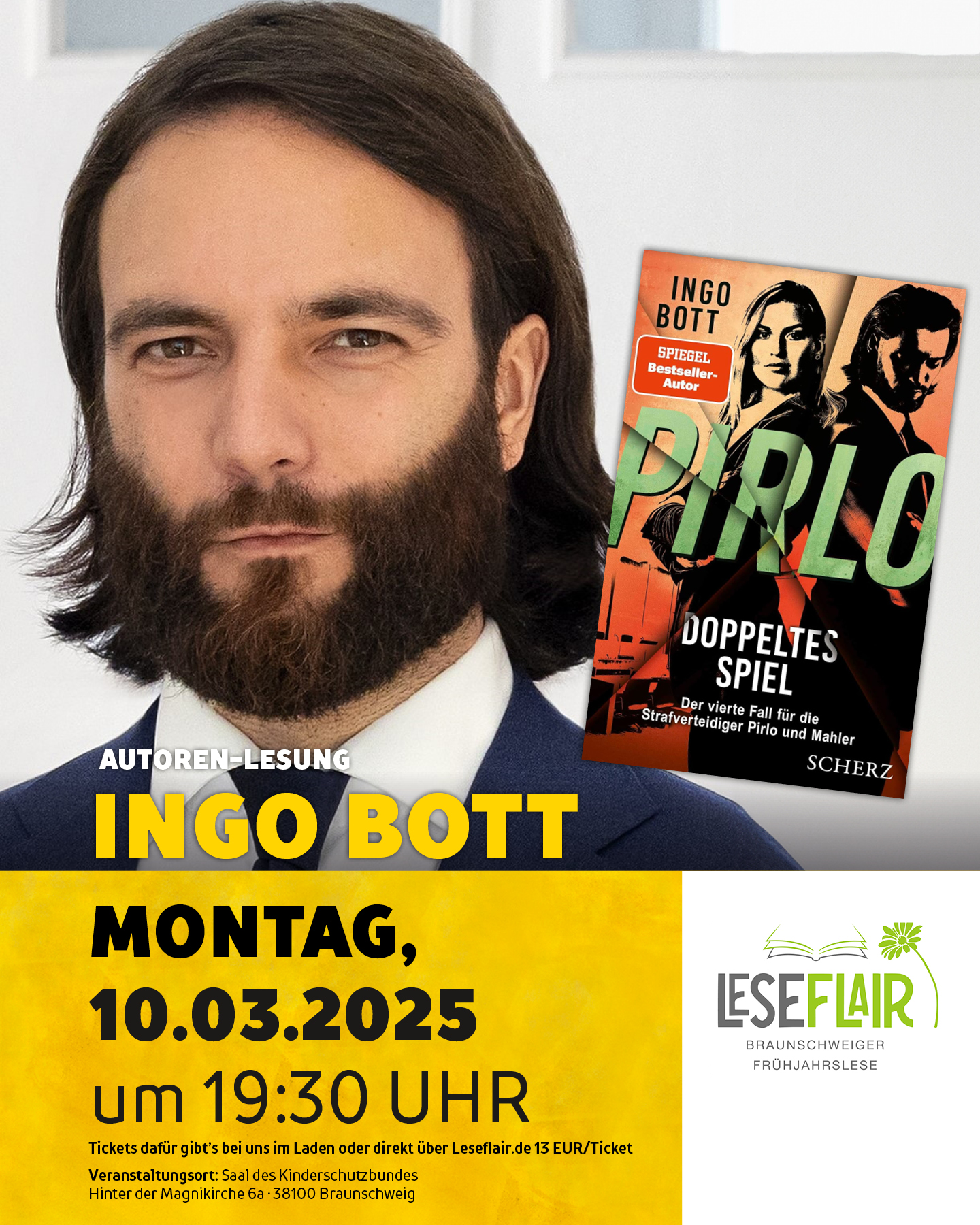 Ingo Bott eröffnet die Frühjahrslese – bücherwurm.blog